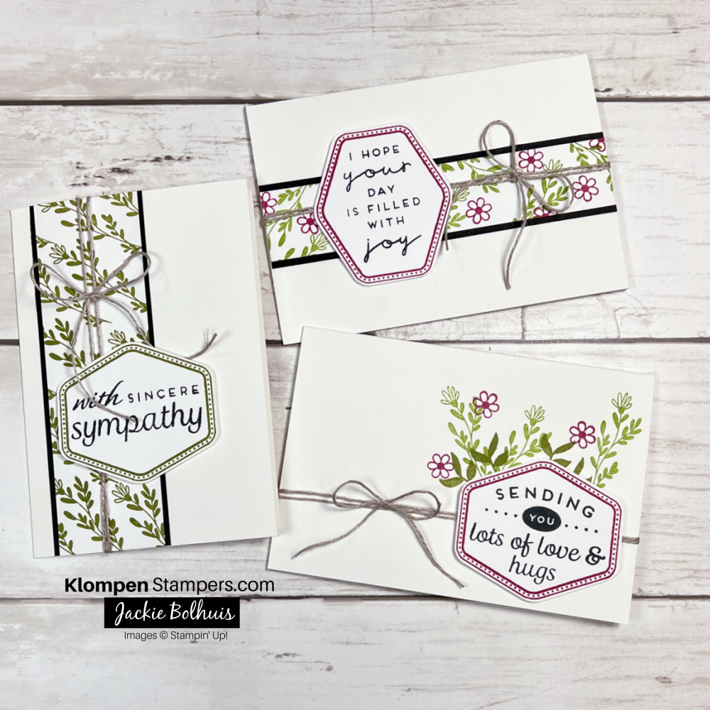 Heartfelt Hexagon Bundle Ideas, Let's Use a Card Template