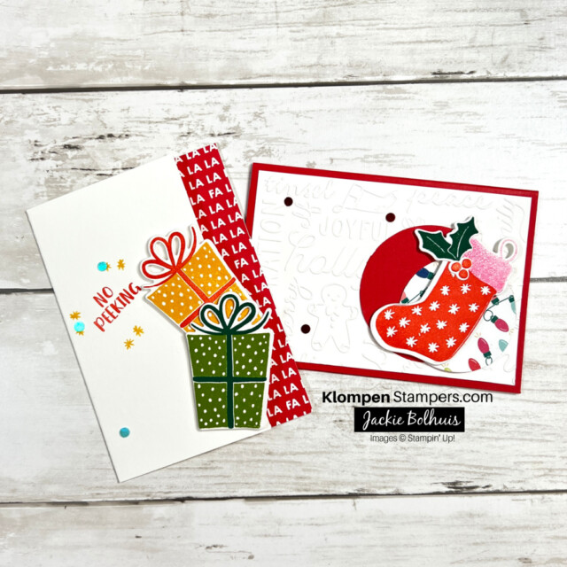 Make These Note Cards with the Sending Cheer Stamp Set