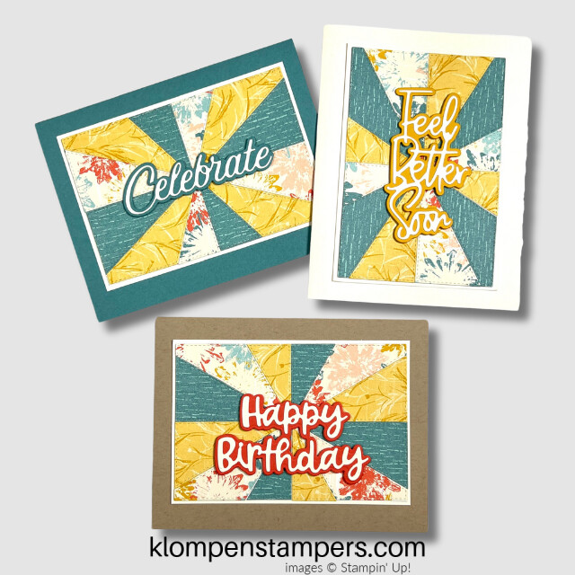Card Making With Die Cuts - Klompen Stampers