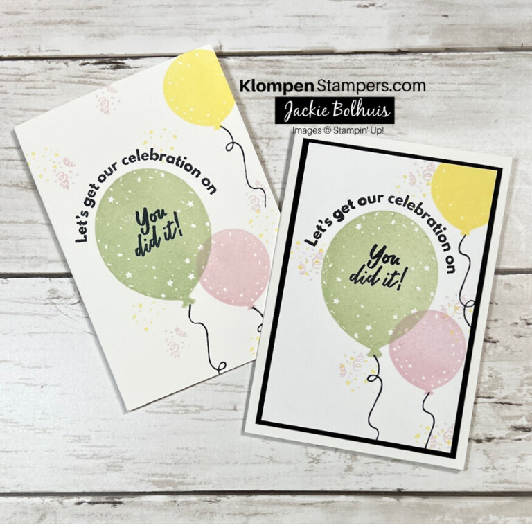 Easy to Make Celebration Cards For Every Occasion | Stamp With A SIP