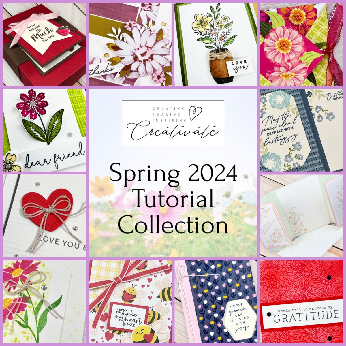 Creativate Retreat Tutorials (Spring 2024) - Klompen Stampers